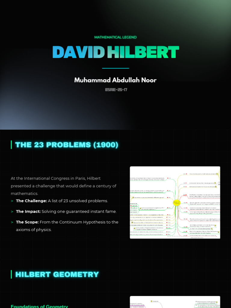 David Hilbert | PDF