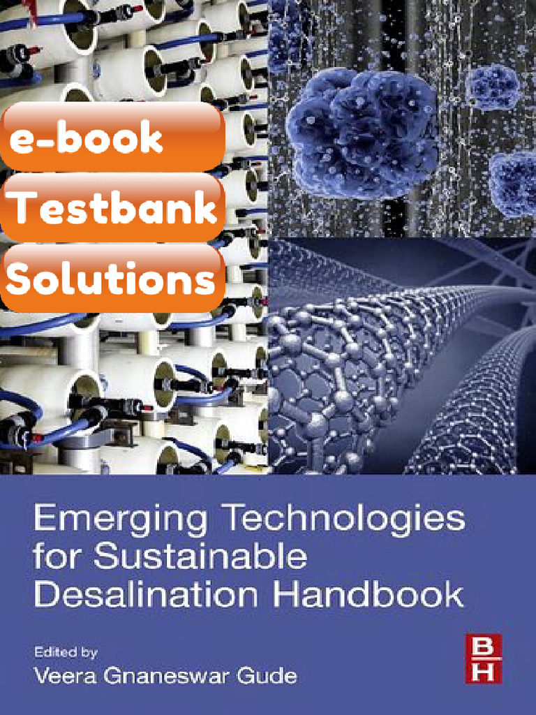 Emerging Technologies for Sustainable Desalination Handbook Veera ...