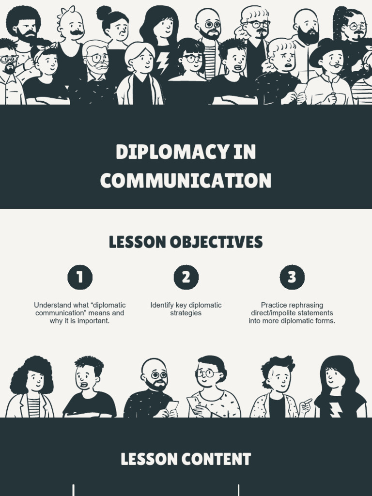 Diplomacy in Communication | PDF | Communication | Diplomacy