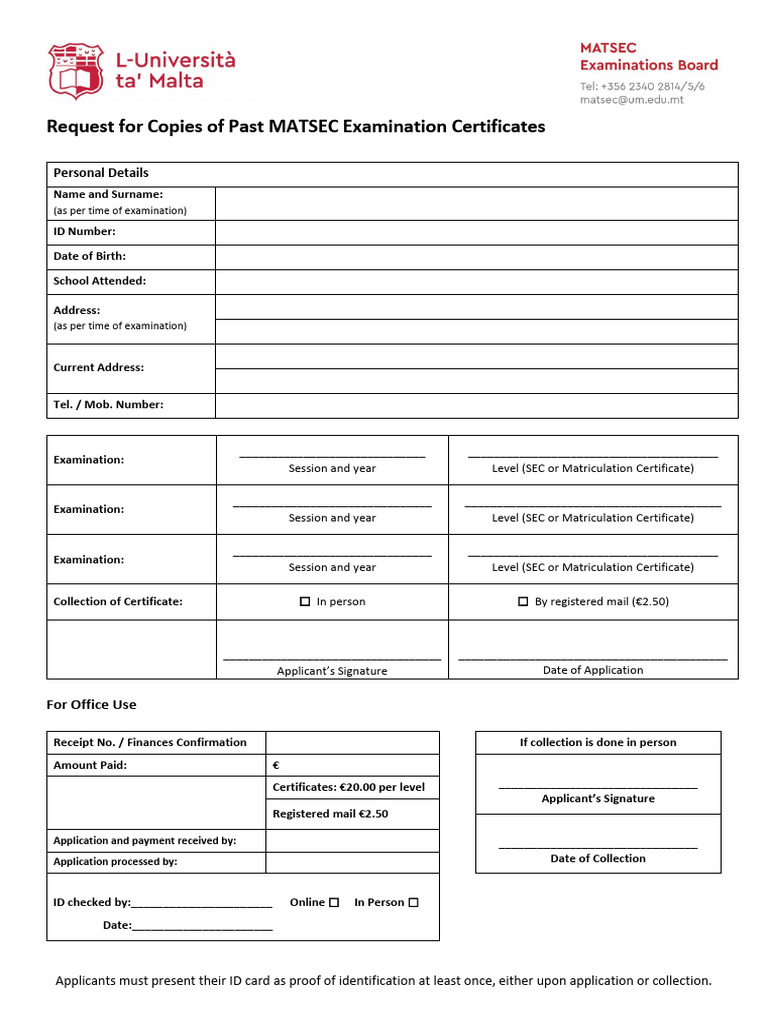 RequestforCertificatesv21 Copy1 | PDF