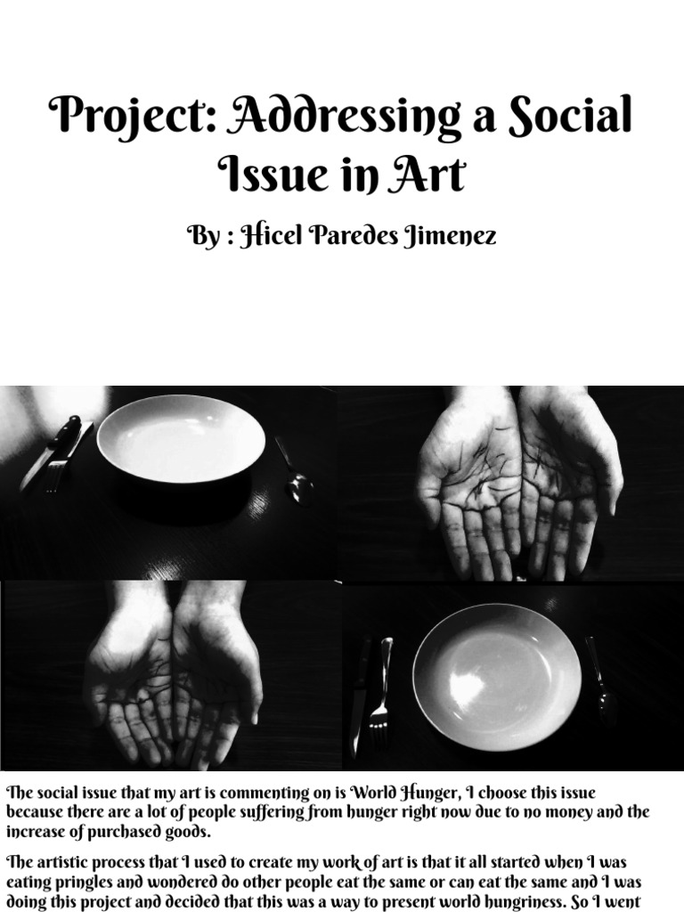 Project - Addressing A Social Issue in Art | PDF