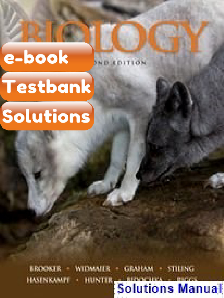 Testbank Biology Canadian Canadian 2nd Edition Brooker Fast Download ...