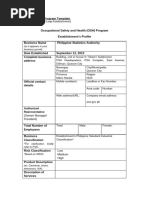 DOLE OSH Compliance Checklist Guide | PDF