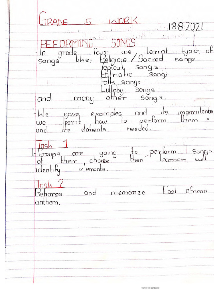 5.g4 Set1 5.Music Grade 4 Notes 20 23 | PDF