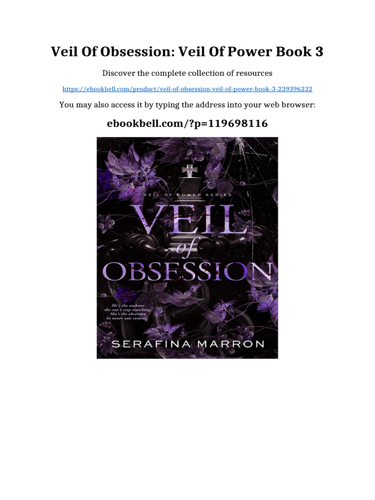 Veil of Obsession: VEIL OF POWER BOOK 3 Complete Edition | PDF ...