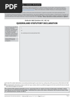 Northern Territory Statutory Declaration Form | PDF | Politics | Law