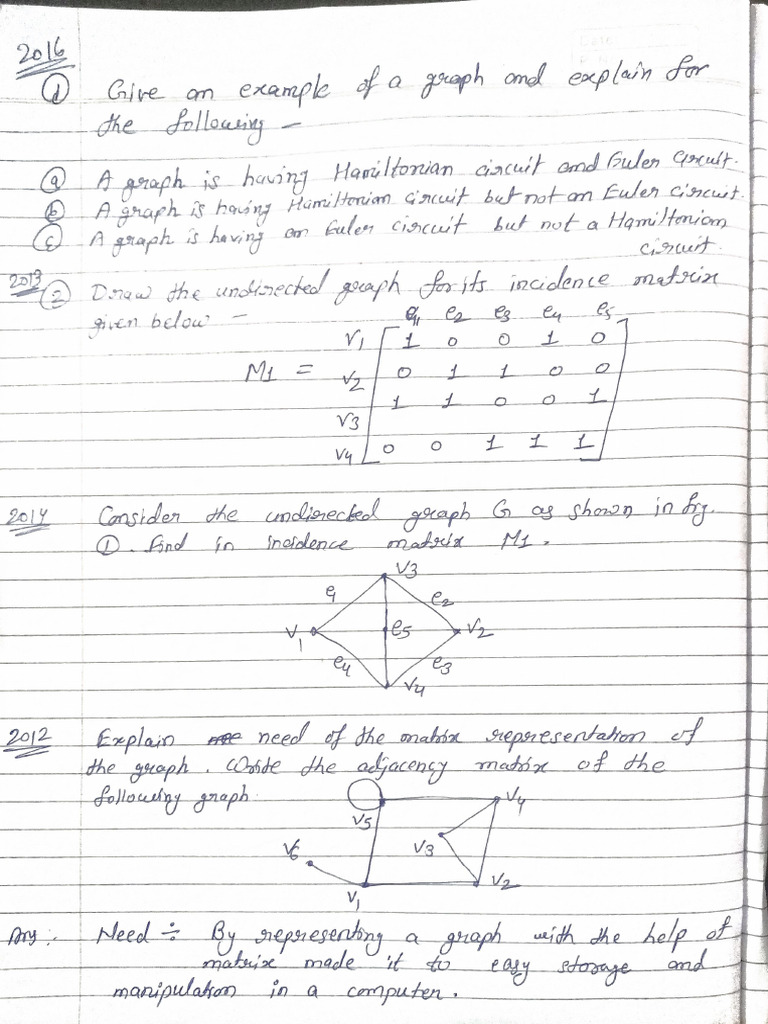 Graph Questions | PDF