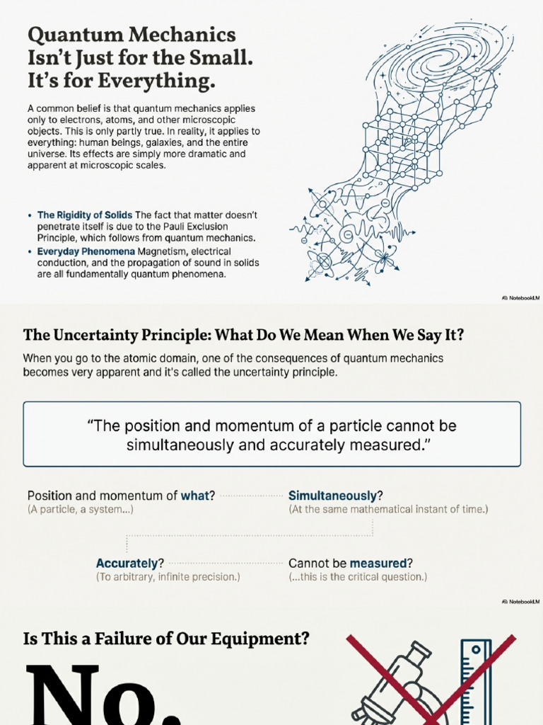 Quantum Reality and The Uncertainty Principle | PDF