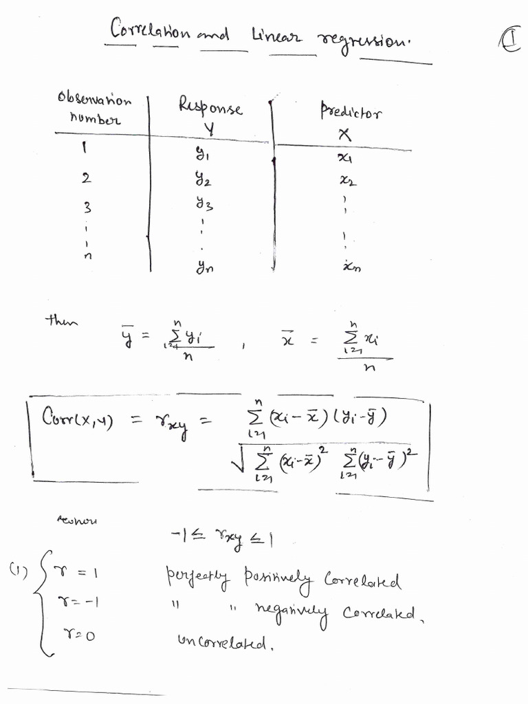 Correlation and Simple Linear Regression | PDF