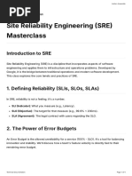 Google SRE Book Table of Contents | PDF | Computing | Systems Engineering