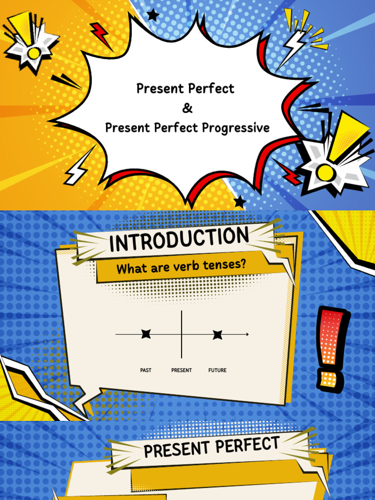 Present Perfect & Present Perfect Progressive | PDF | Perfect (Grammar ...