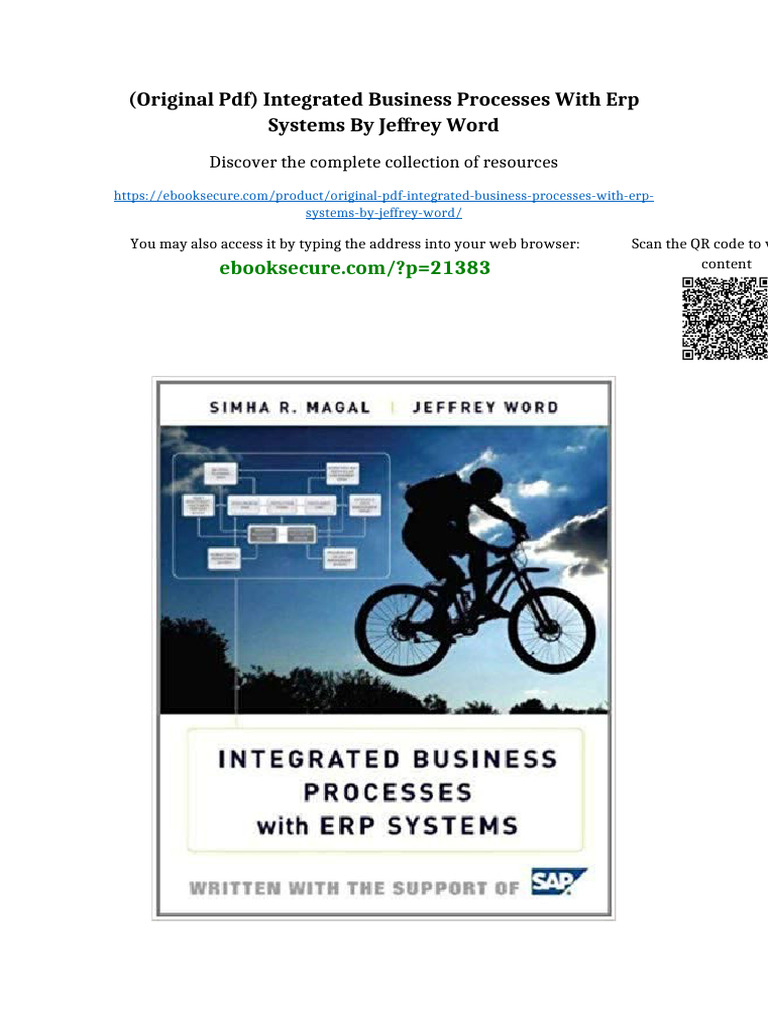 (Original PDF) Integrated Business Processes With ERP Systems by ...
