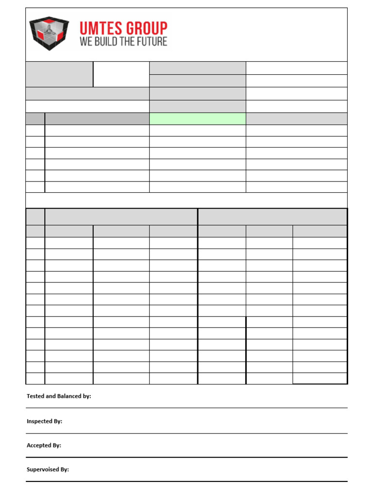 Test and Balance Report 02 | PDF | Mechanical Engineering ...