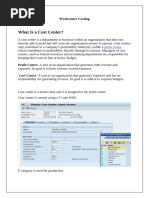 SAP Direct Activity Allocation Guide | PDF | Cost | Prices