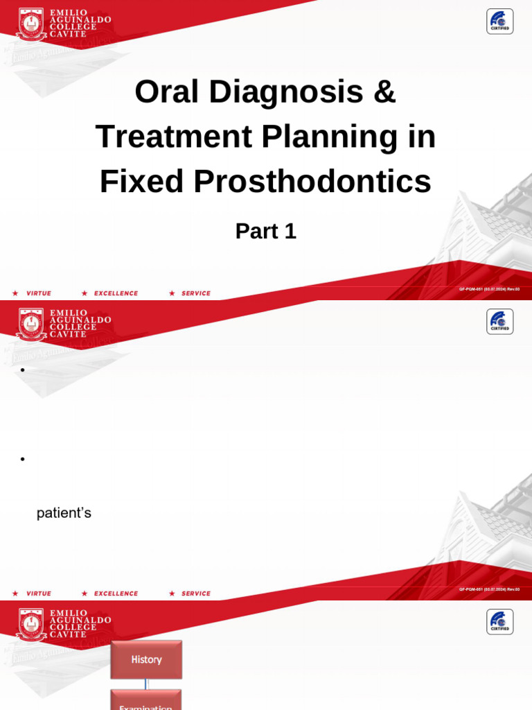 Prelim Prostho - Oral Diagnosis Treatment | PDF | Periodontology ...