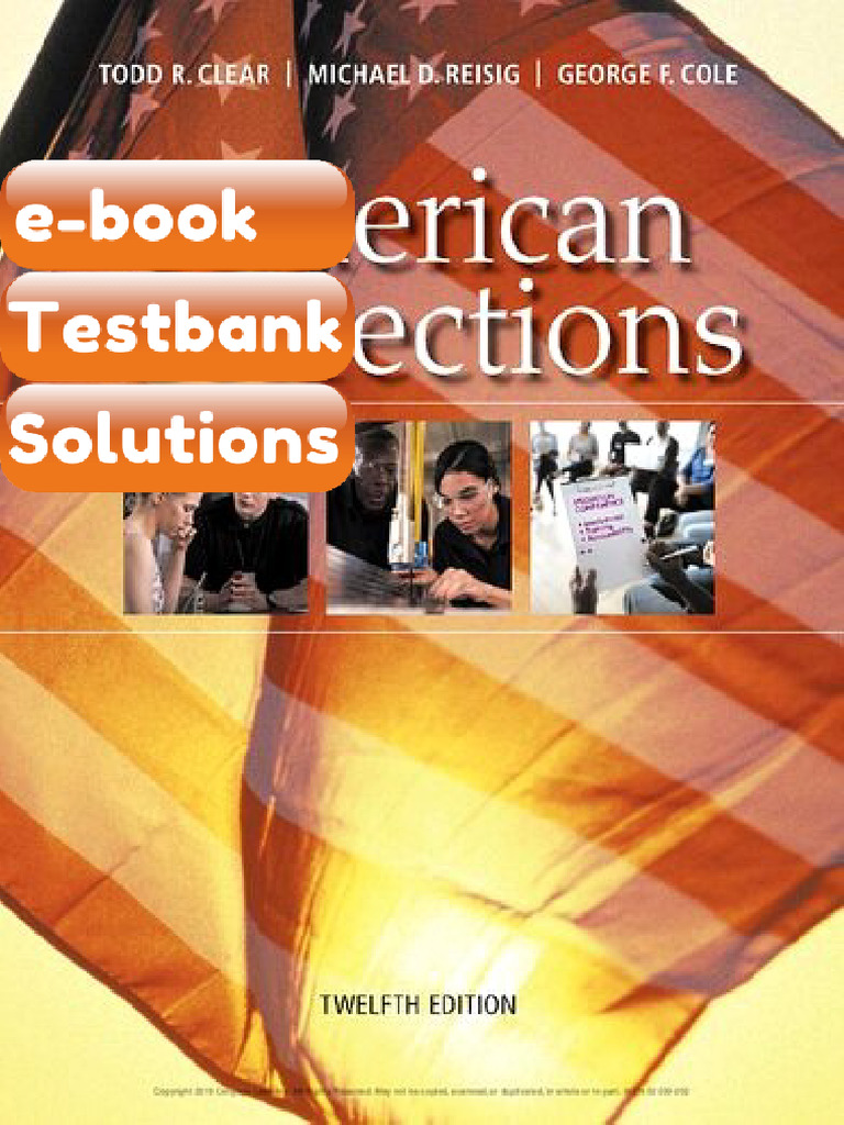 eBook & Testbank American Corrections 12th Edition Todd R Clear | PDF ...