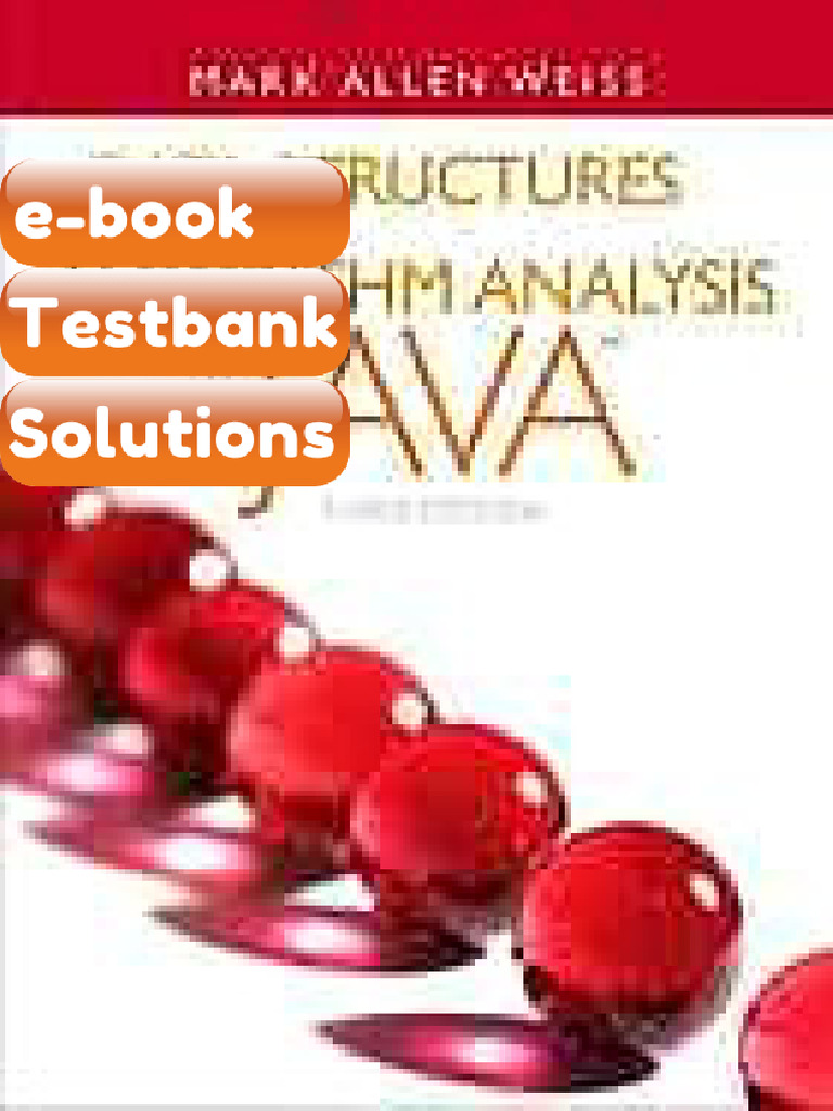 Data Structures and Algorithm Analysis in Java 3rd Ed Edition Mark ...