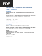 Class 10 Electricity Numericals Guide | PDF