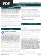 Analysis of "The Enemies" Poem | PDF | Fear | Poetry