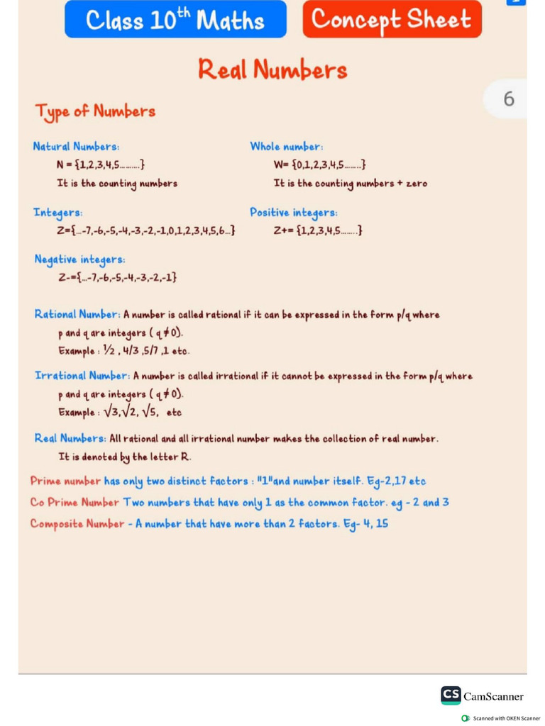 Class 10 Maths Formulas | PDF