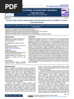 Screen Time Questionnaire for Students | PDF | Workweek And Weekend ...