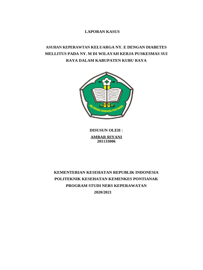 Laporan Kasus - Keluarga DM - Ambar Riyani | PDF