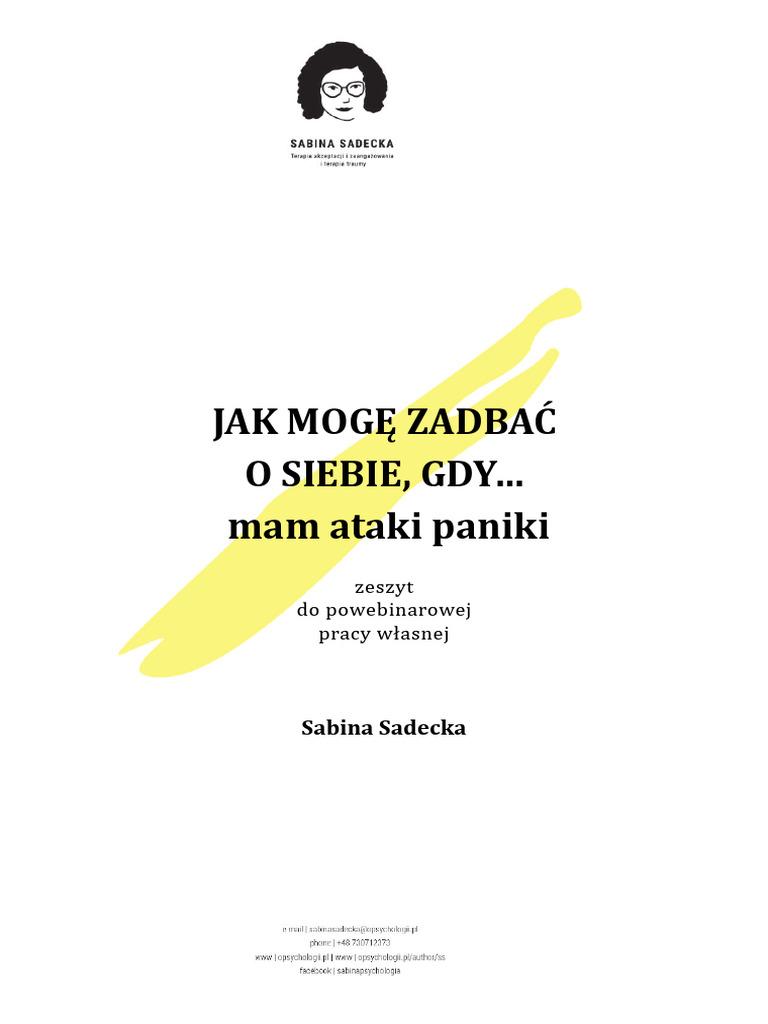 Zeszyt Ataki Paniki | PDF