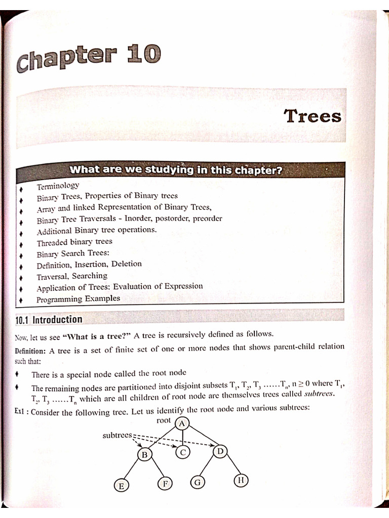 DSA Trees | PDF
