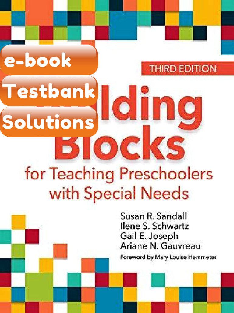 Testbank Building Blocks For Teaching Preschoolers With Special Needs ...