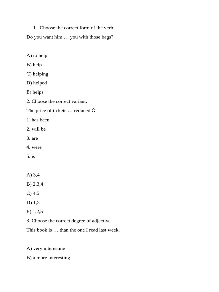 9 Cu Sinif Test | PDF