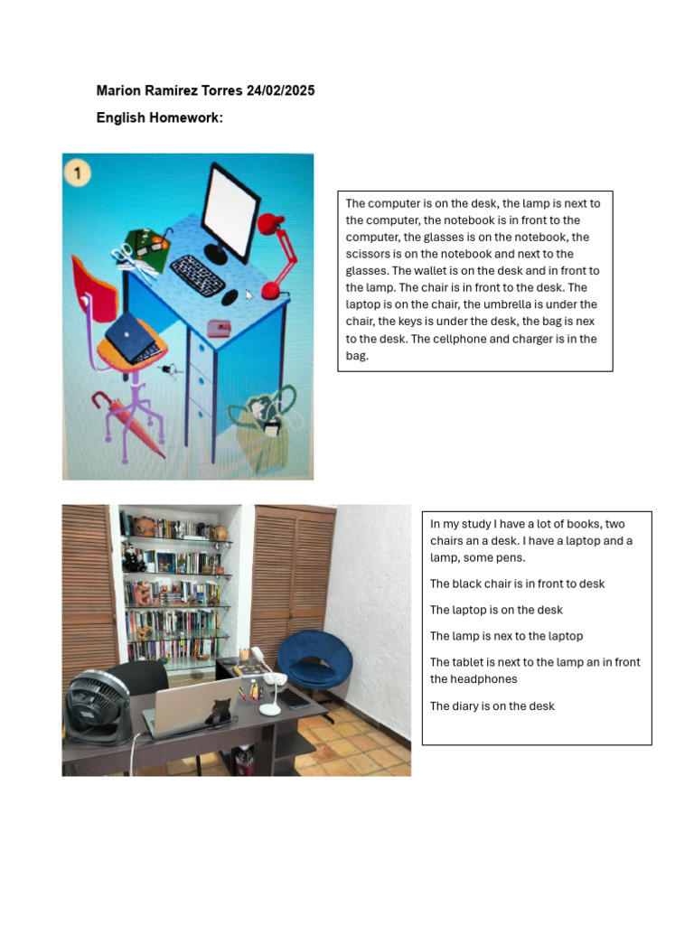 English Homework | PDF