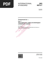 Iso 8573 - 7 | PDF