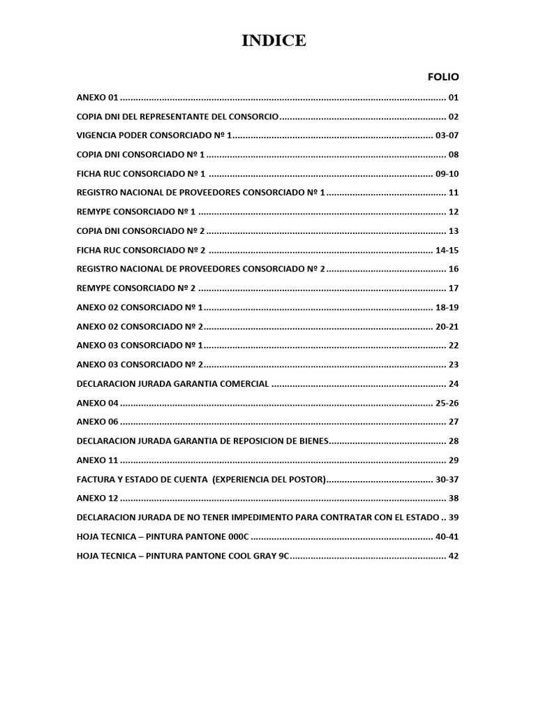 Indice | PDF
