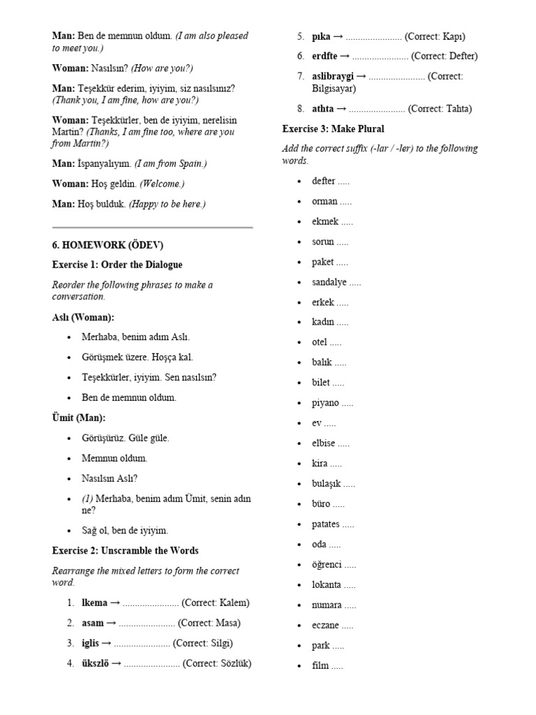 33 Turkish A1 Page 2 | PDF