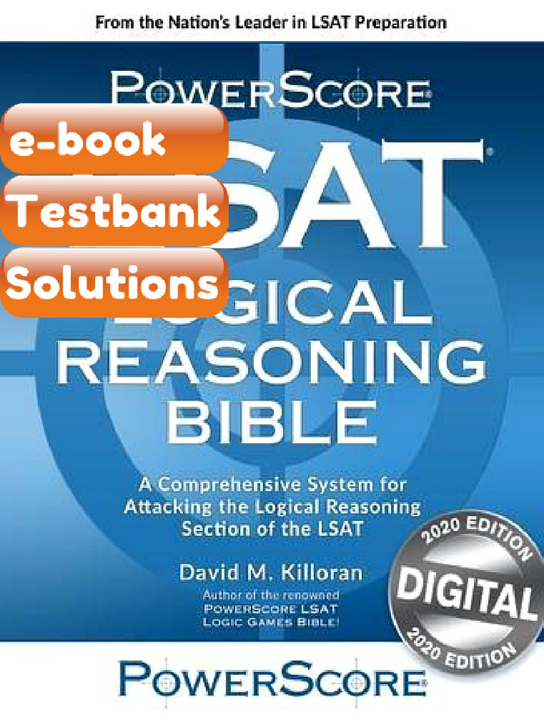 Testbank The PowerScore LSAT Logical Reasoning Bible A Comprehensive ...
