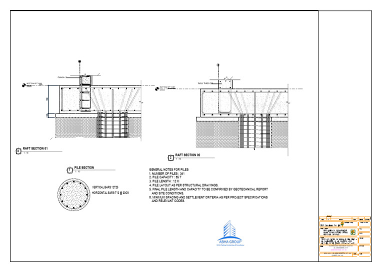 Aeration Building-sheet - S-06 - Raft Sections-model | PDF | Chess ...