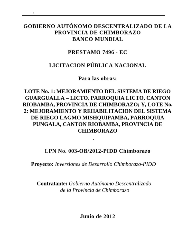 Documentos con No Objeción del Banco 08-VI-2012 | PDF | Bancos | Grupo ...