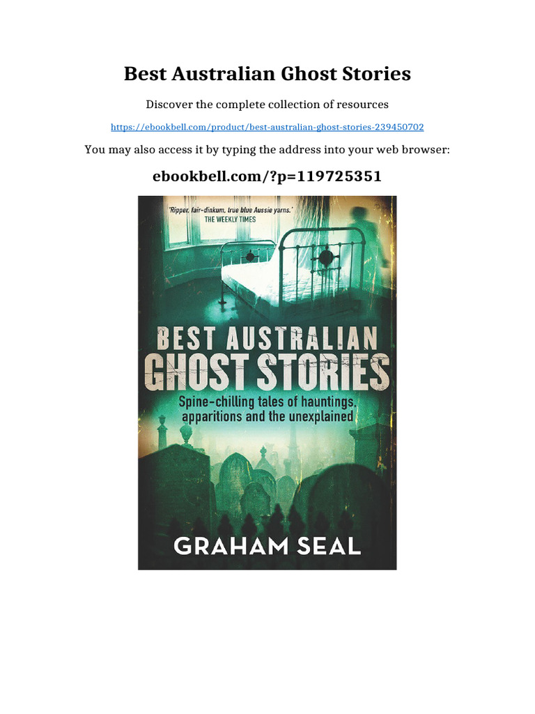 Best Australian Ghost Stories Available Instanly | PDF | Intellectual ...