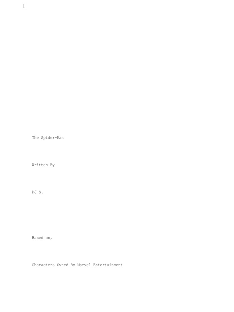 The Spider-Man (Cutting) | PDF | Spider Man | Comics Characters
