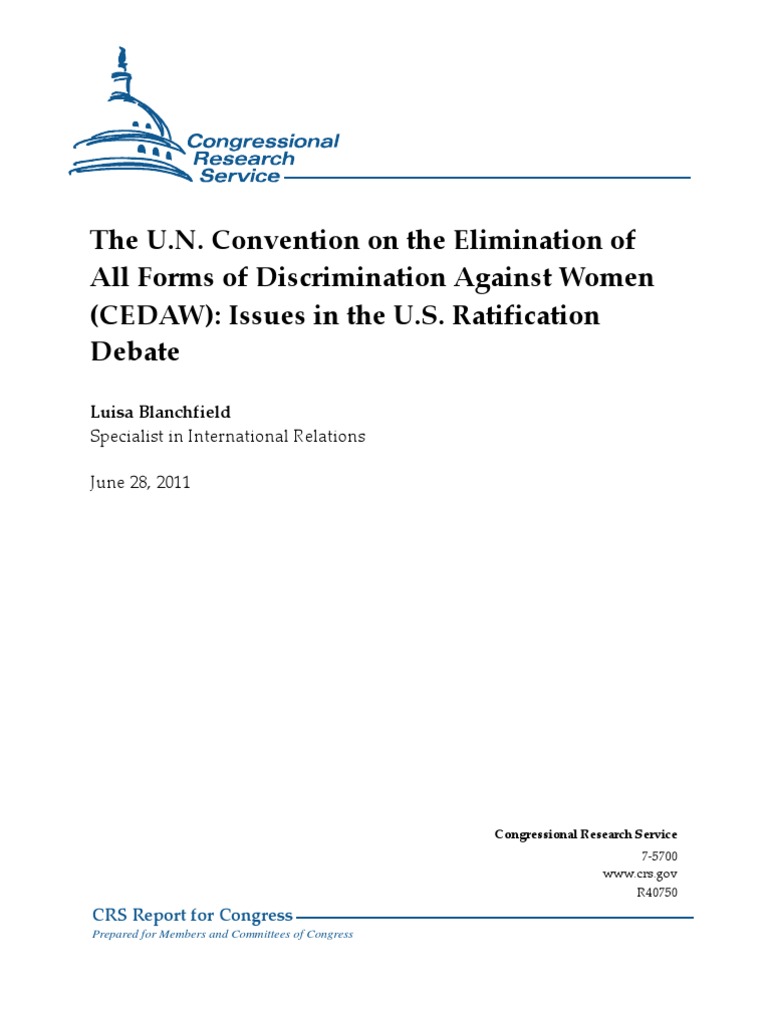 CEDAW | Download Free PDF | Convention On The Elimination Of All Forms ...