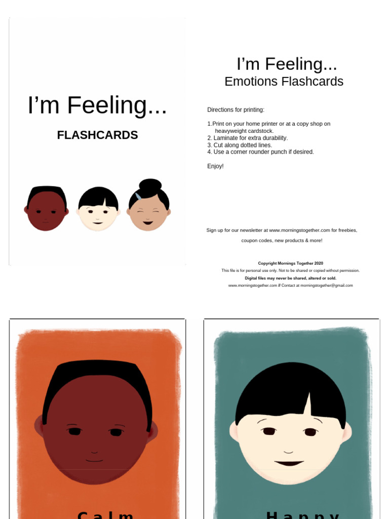 Emotions Flashcards | PDF