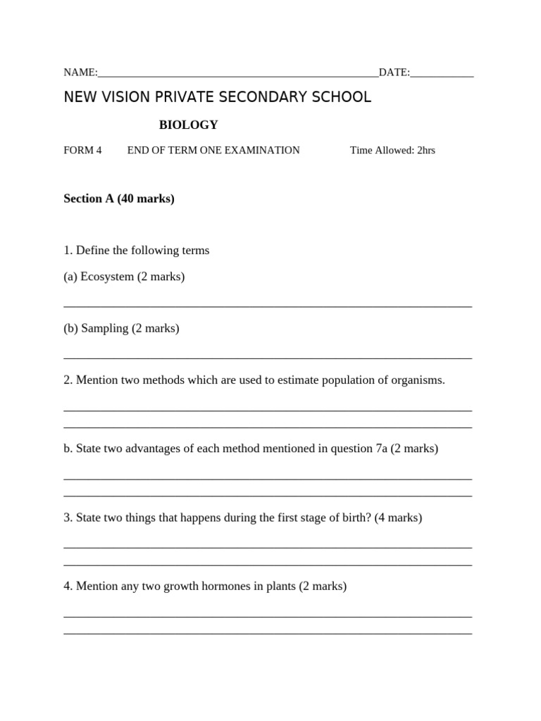 Biology F4 (Autosaved) Done | PDF | Plant Stem | Plants