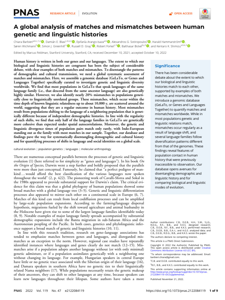 Sotiropoulos Et Al 2022 a Global Analysis of Matches and Mismatches ...