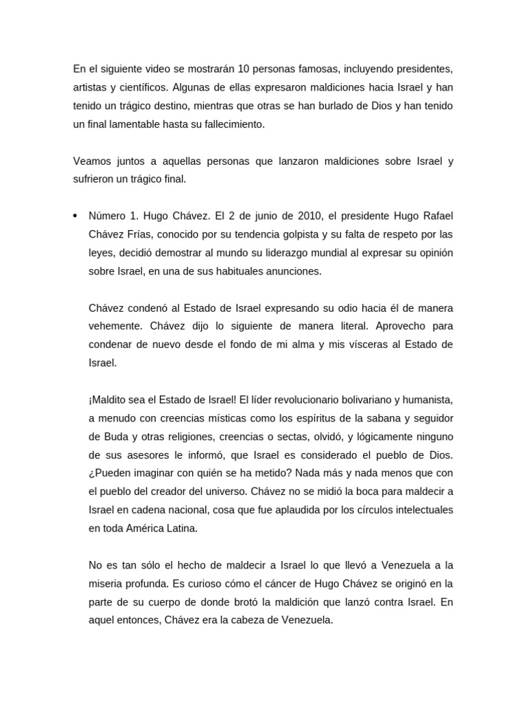 Video en Letra | PDF | Saddam Hussein | Muammar Gaddafi