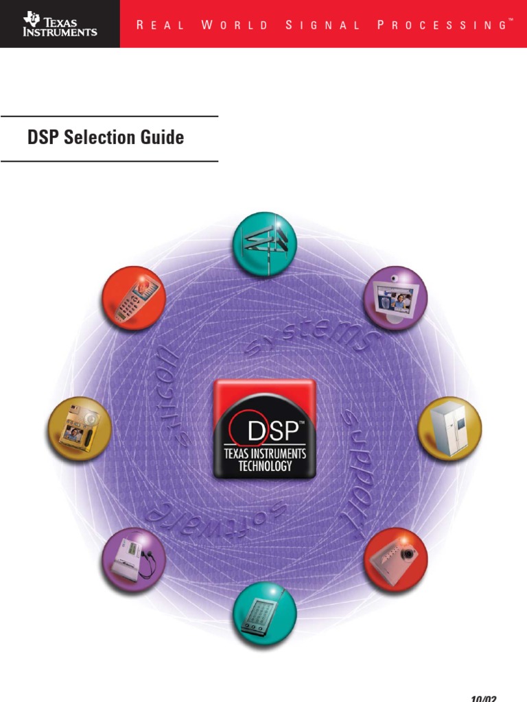 DSP Selection Guide - ssdv004 | PDF | Digital Signal Processor | Cpu Cache