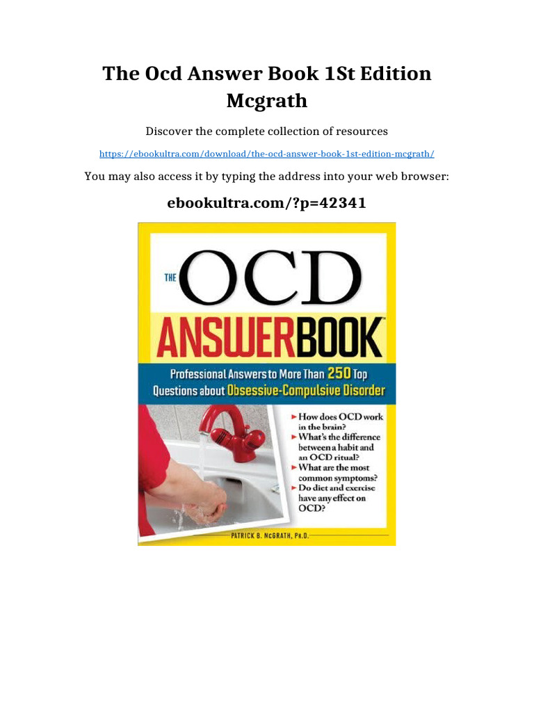The OCD Answer Book 1st Edition Mcgrath Latest PDF 2025 | PDF ...