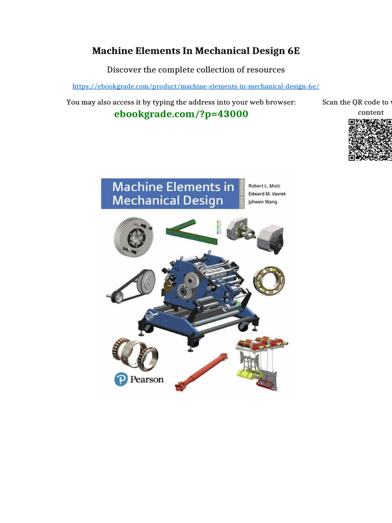 Machine Elements in Mechanical Design 6e sample | PDF | Pizza ...