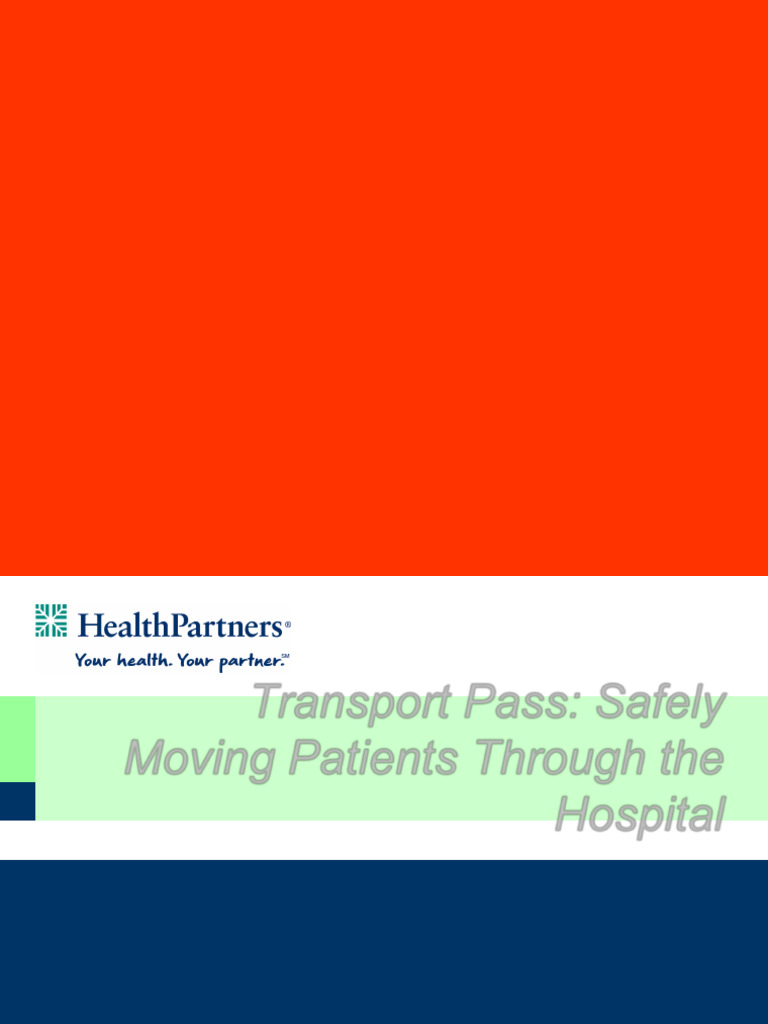 066-Transport Pass Safely Moving Patients and 068-Demystify HL7 ...