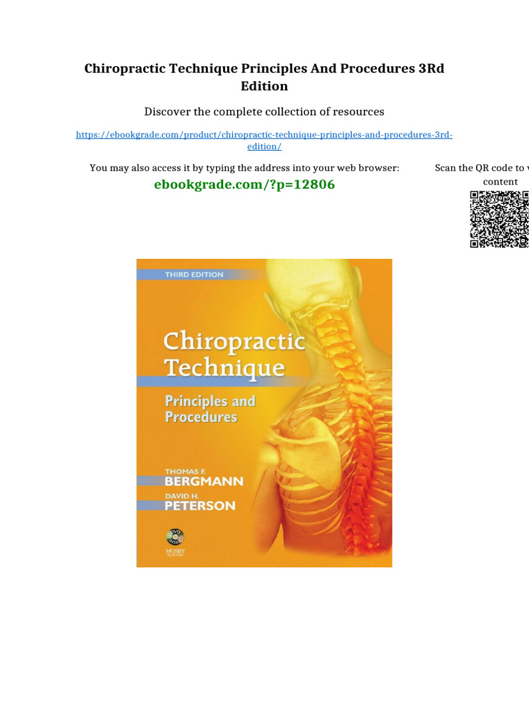 Chiropractic Technique Principles and Procedures 3rd Edition online ...
