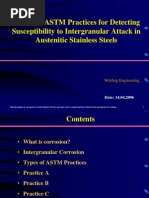 Intergranular Corrosion Testing Overview | PDF | Corrosion | Metallurgy
